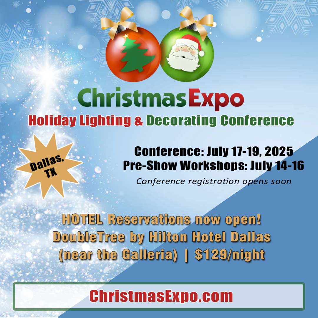 Hotel Reservations Now Available for Dallas - Christmas Expo